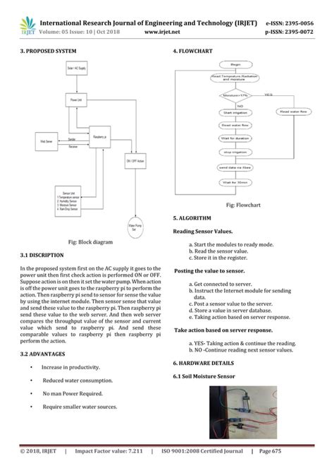 Irjet Smart Drip Irrigation System Using Iot Pdf Agriculture Industries