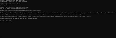 Error When Run Command Gpupdate Microsoft Spiceworks Community
