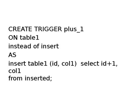 Триггеры в Ms Sql Server презентация доклад проект скачать