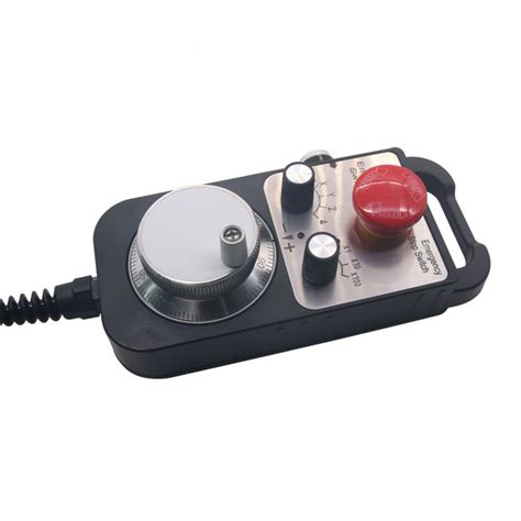 Universal V PPR CNC Axis MPG Pendant Handwheel And Emergency Stop F Siemens Free