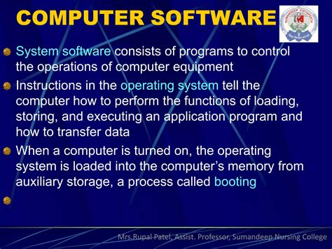 Basic Computer Concepts Pptx Operating Systems Computer Software And Applications