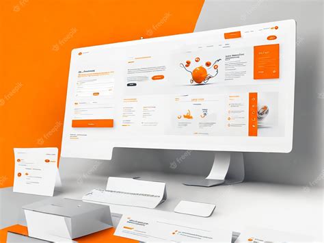Premium Ai Image Modern User Interface Design Template Mockups Ui Ux Design Website Design Mockups