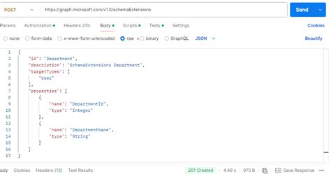 how to read departmentcode in graphapi users response microsoft qanda