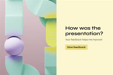 Free Presentation Feedback Form Template