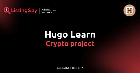 Hugo Learn Crypto Project Hugo Token Listings Events Analysis Listingspy