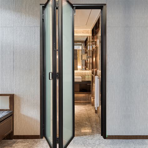 Exterior Glass Bi Fold Doors Aluminum Patio Folding Door Accessories