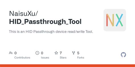 Github Naisuxuhidpassthroughtool This Is An Hid Passthrough