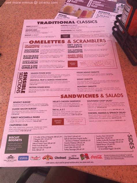 Online Menu Of Another Broken Egg Cafe Restaurant Nashville Tennessee