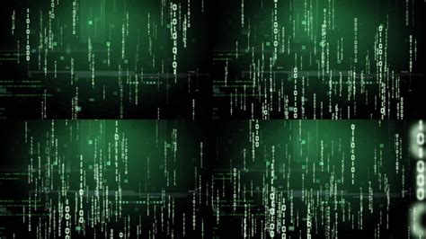 黑客帝国数字代码ae模板下载