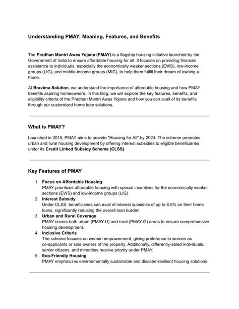 Ppt Understanding Pmay Meaning Features And Benefits Powerpoint Presentation Id13862090