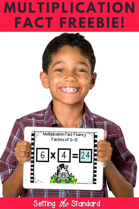 Multiplication Fact Freebie In 2022 Multiplication Facts Practice