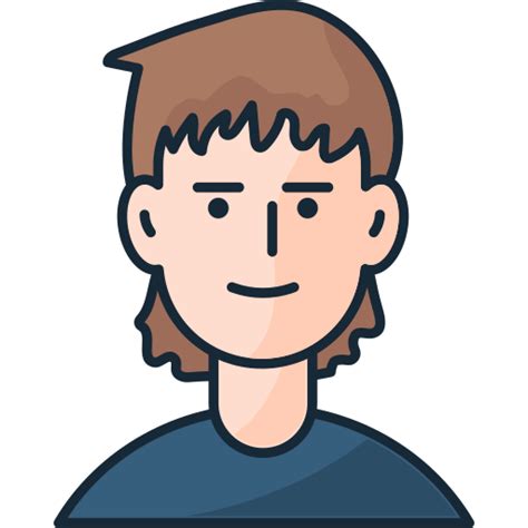 Man Avatar Generic Outline Color Icon