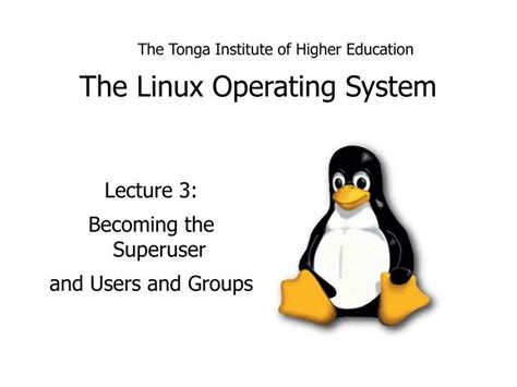 Ppt The Linux Operating System Powerpoint Presentation Free Download