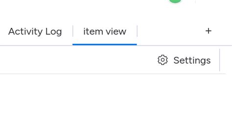 How Do I Set The Ui For Settings In Item View Monday Apps