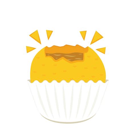 Phuchka Is Indian Food Gol Gappe Cartoon Vector On White Background