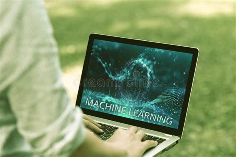 Sign Displaying Machine Learning Business Concept Give Computers The Ability To Be Taught With