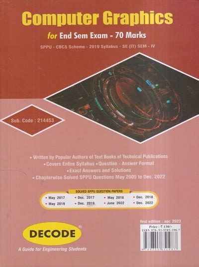 DECODE COMPUTER GRAPHICS IT SEM 4 SPPU ATUL P GODSE DR DEEPALI A