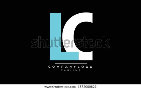 Lc Initials Monogram Letter Text Alphabet Stock Vector Royalty Free Shutterstock