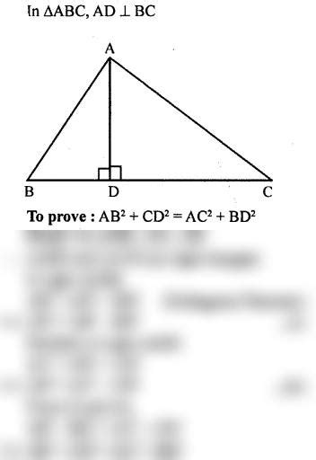 SOLUTION Ml Aggarwal Class Solutions For Icse Maths Chapter Pythagoras Theorem Studypool
