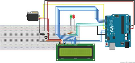 Fritzing Project Arduino Uno R3 Servo Control