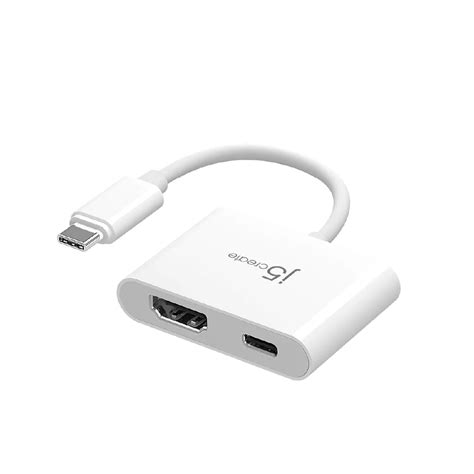 J Create USB C To K HDMI Adapter With Power Delivery JCA Thunder Match