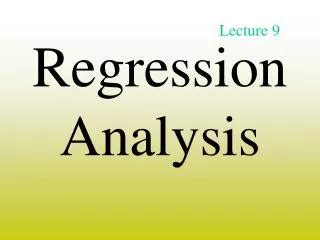Ppt Regression Analysis Powerpoint Presentation Free Download Id
