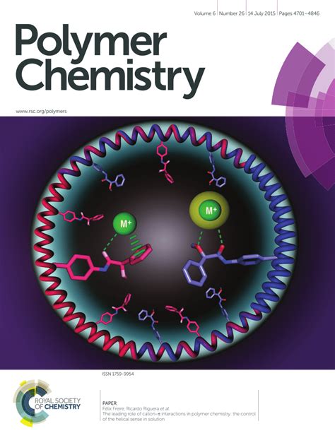 Pdf Leading Role Of Cation π Interactions In Polymer Chemistry The