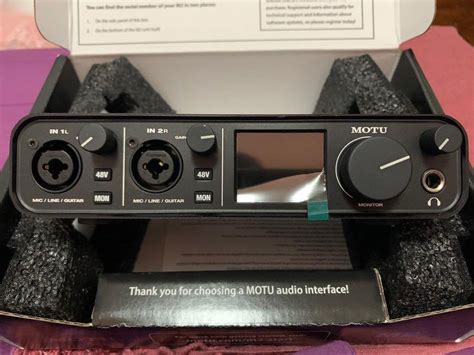 Motu M2 Audio Interface Hobbies And Toys Music And Media Musical