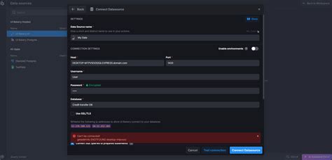 Connecting Ui Bakery To My Mss Sql Database How Tos Ui Bakery Community