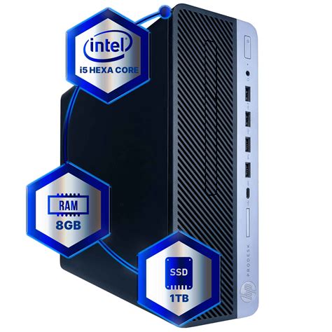 HP ProDesk 600G4 Renewed PC Hexa Core I5 8GB RAM 1TB SSD Windows 11 Pro Walmart Com