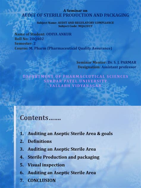 Audit Of Sterile Production And Packaging Pdf Sterilization Microbiology Audit
