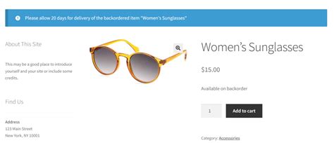 how to display a custom delivery message for woocommerce backordered products tyche softwares