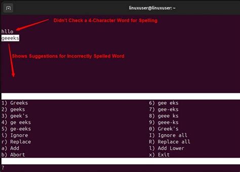Aspell Command In Linux