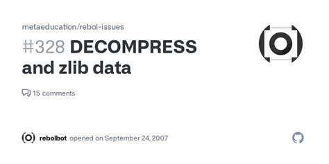 Decompress And Zlib Data · Issue 328 · Metaeducationrebol Issues · Github