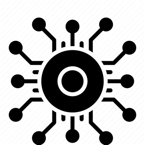 Microchip Microprocessor Circuit Board Technology Computing Icon
