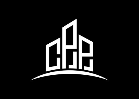 premium vector letter cpp building vector monogram logo design