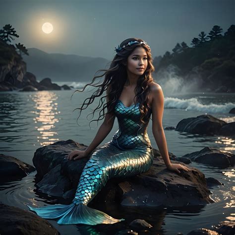 Download Ai Generated Mermaid Nature Royalty Free Stock Illustration