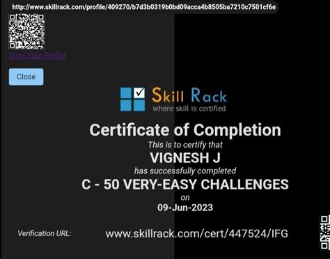 Vignesh J On Linkedin I Excited To Share A Recent Finished Up C Program 50 Very Easy