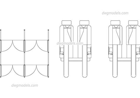 Checkout Counter 1 DWG Free CAD Blocks Download