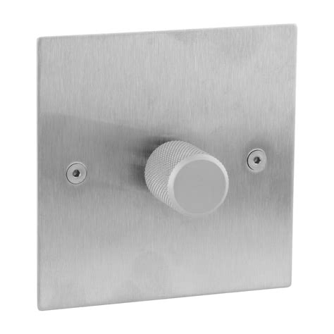 Retro Dimmer Switch Aluminium Silver Mr Resistor Lighting