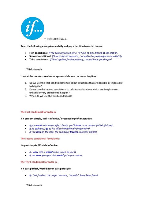 Calaméo The Conditionals
