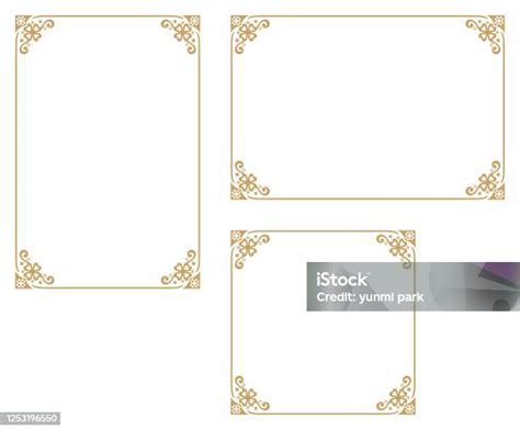 네 잎 클로버 테마 배경 동일한 디자인에 크기를 변경한 프레임입니다 A4 사이즈 용지에 좋은 프레임 0명에 대한 스톡 벡터 아트 및 기타 이미지 Istock