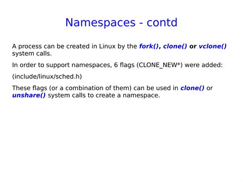 Namespaces And Cgroups The Basis Of Linux Containers Ppt