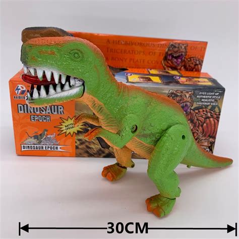 ของเล่นไดโนเสาร์ เดินได้ มีเสียง ลิ้นมีไฟ ตามีไฟ Dinosaur ใส่ถ่านธรรมดา 1039 Shopee Thailand