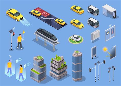 금속 산업 장비 3d 격리 된 벡터 일러스트 레이 션 설정 아이소 메트릭 아이콘 무료 벡터