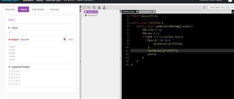 Solved Star Pattern Square Star Pattern Given An Integer
