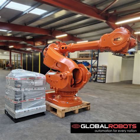 Global A Global Robots Refurbished Abb Irb7600 15035 With A Irc5 Controller This Model Is