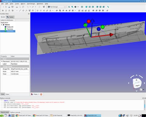 FreeCad 0 18 Tutorial Baupläne Zeichnungen CAD Schiffsmodell net