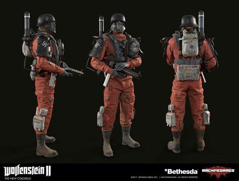 Artstation Wolfenstein 2 Venus Soldier Daniel Johnsson
