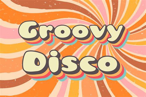 Groovy Disco 70s Font By Ampersand Thehungryjpeg